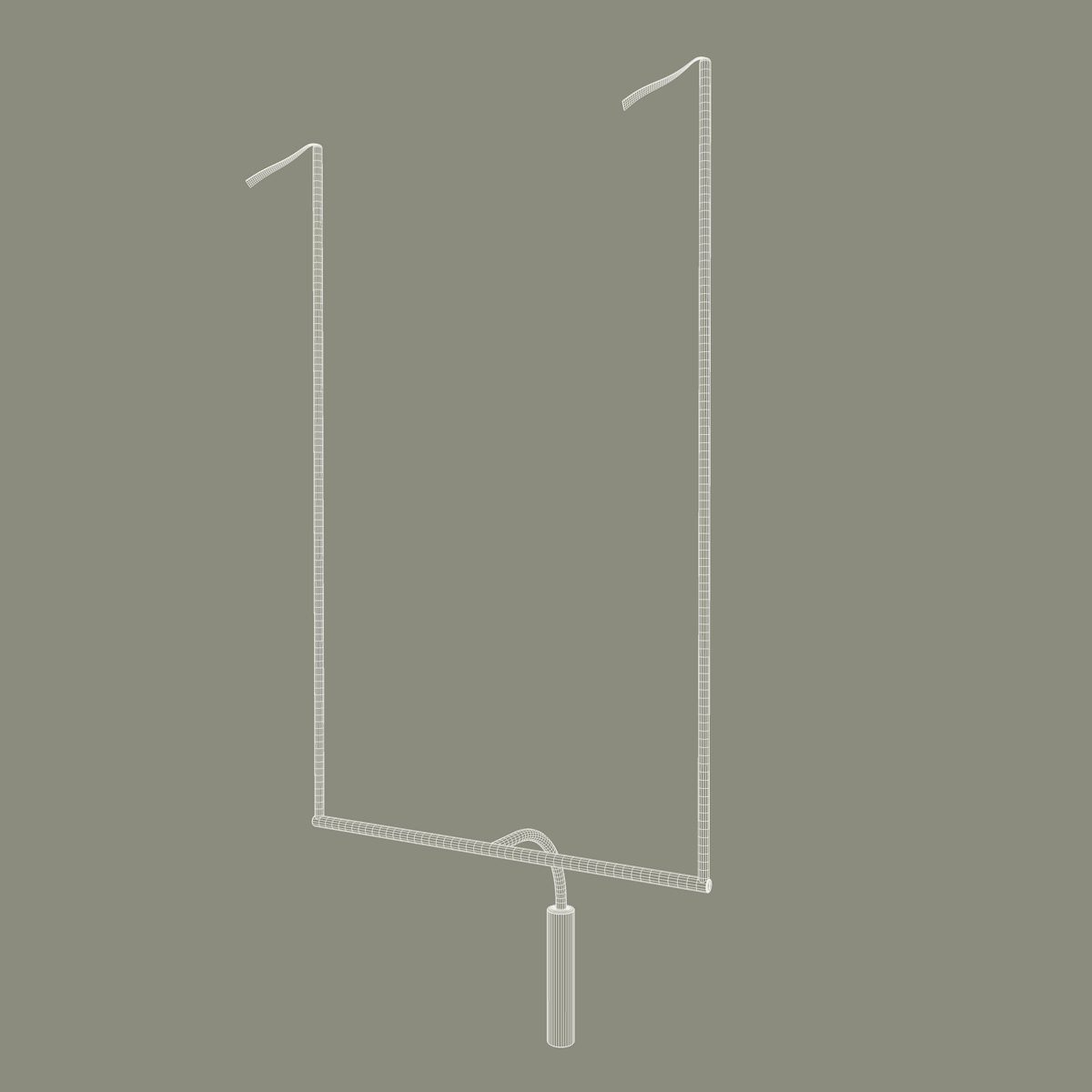 3d model of football goal post