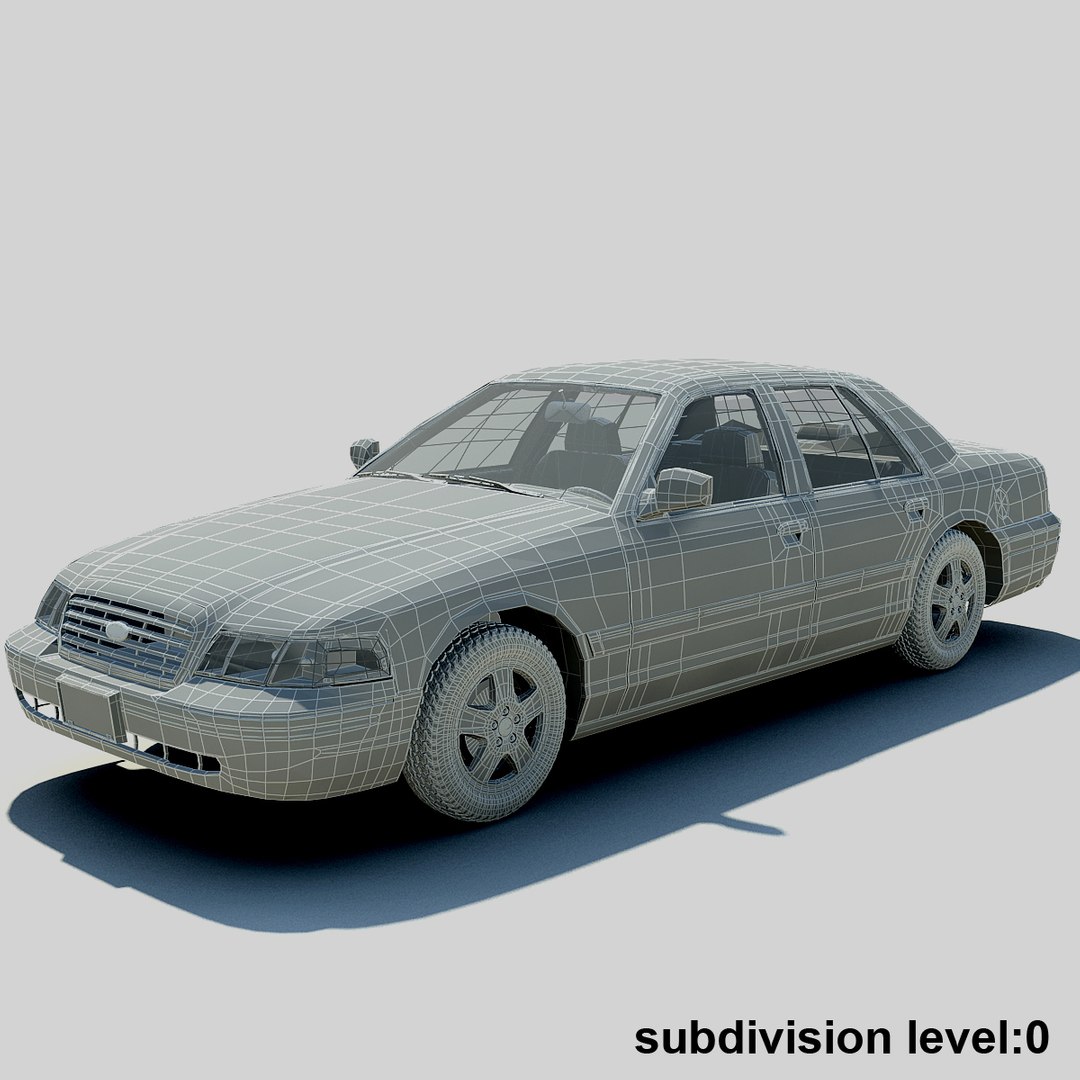 3d Crown Victoria Model