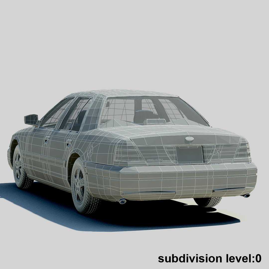 3d crown victoria model