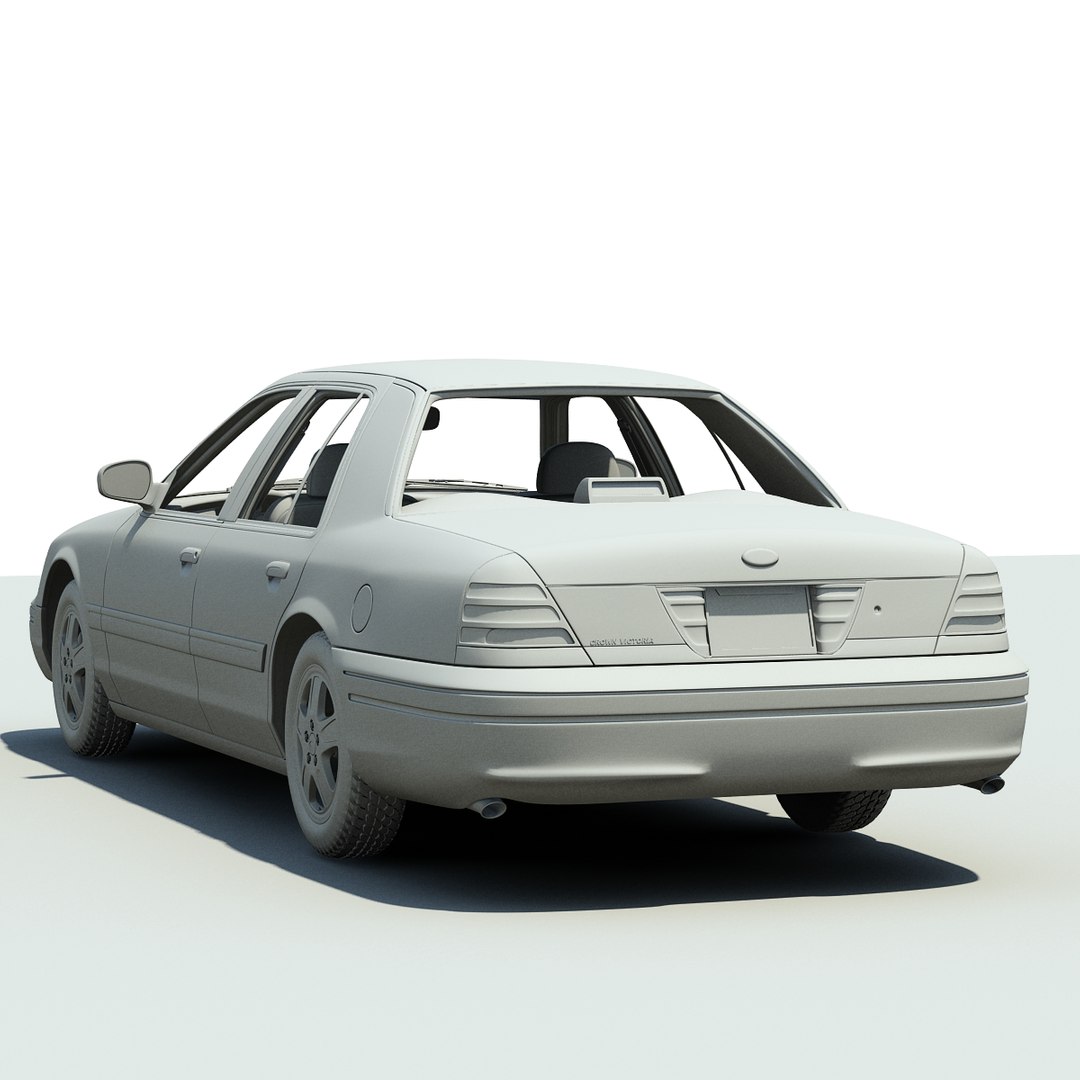 3d Crown Victoria Model