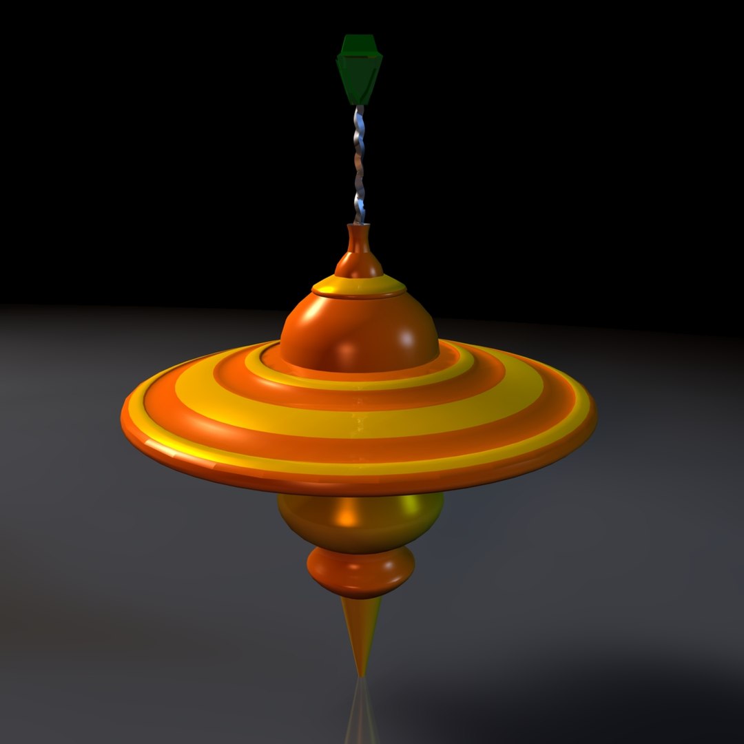 3d Model Child S Toy Spinning