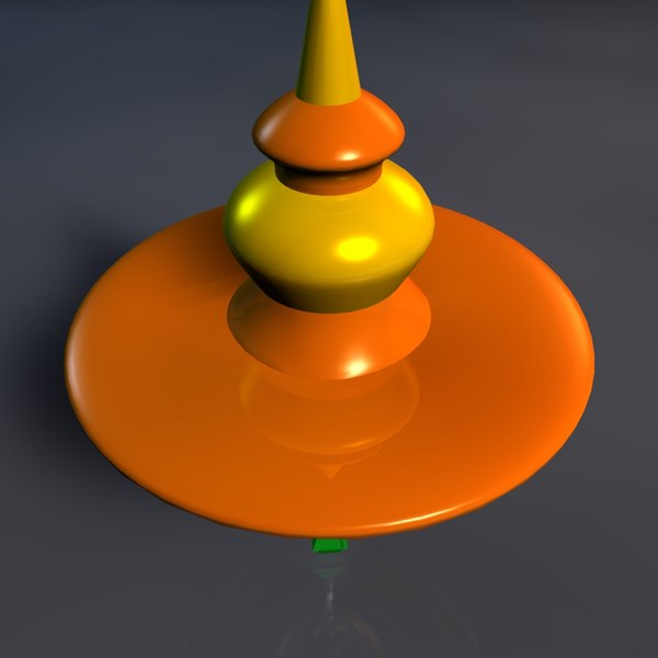 3d model child s toy spinning