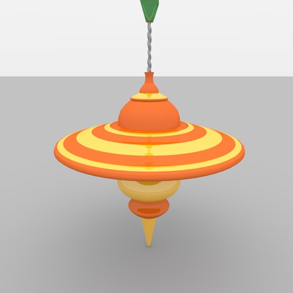 3d model child s toy spinning