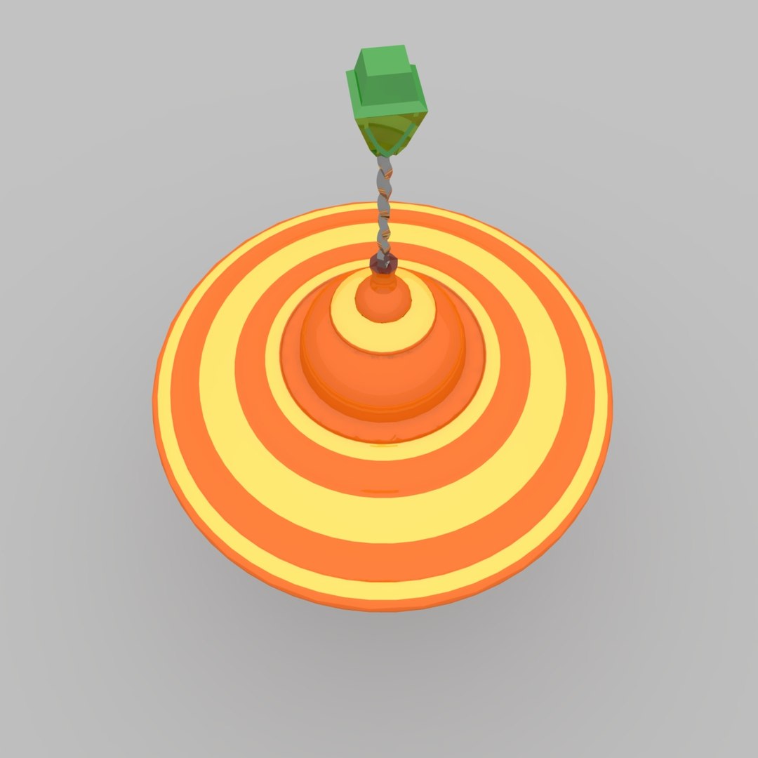 3d Model Child S Toy Spinning