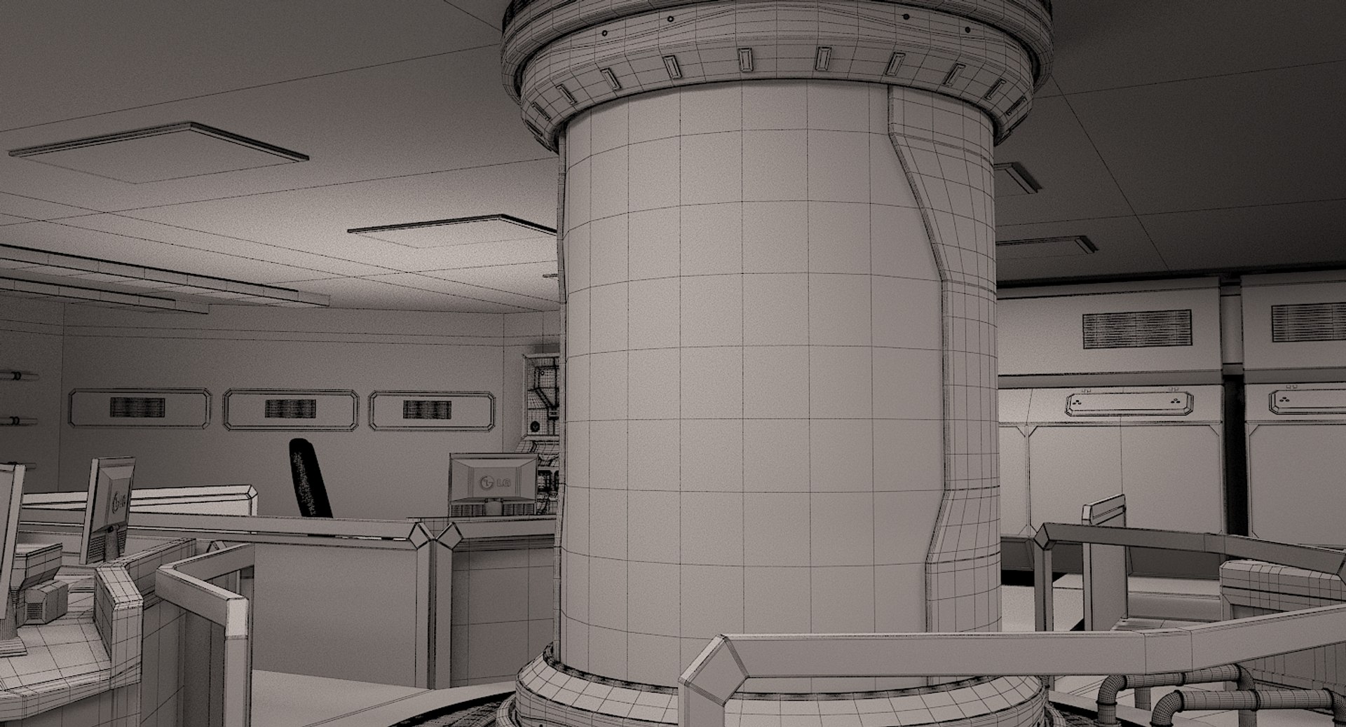 Scifi Laboratory 3D Model - TurboSquid 1273179