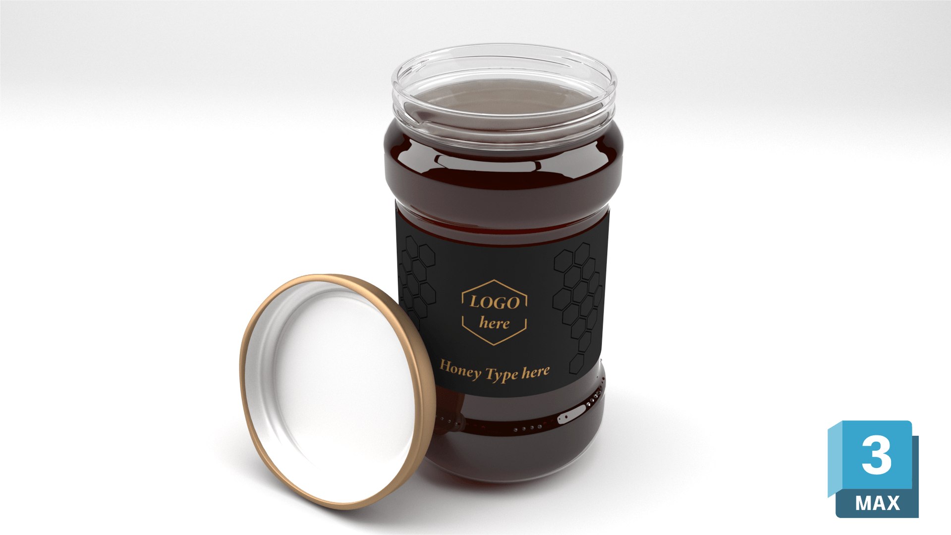 3D Honey-jar 3D Model Model - TurboSquid 2001434