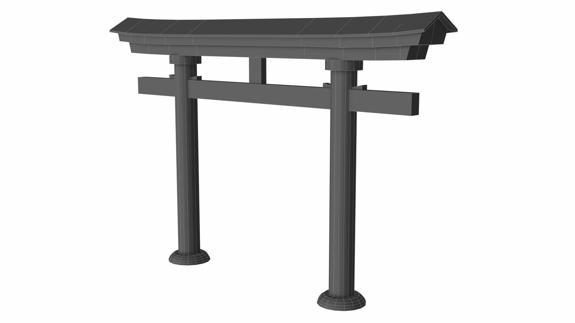 Inari Torii Gate 3D Model - TurboSquid 1778342