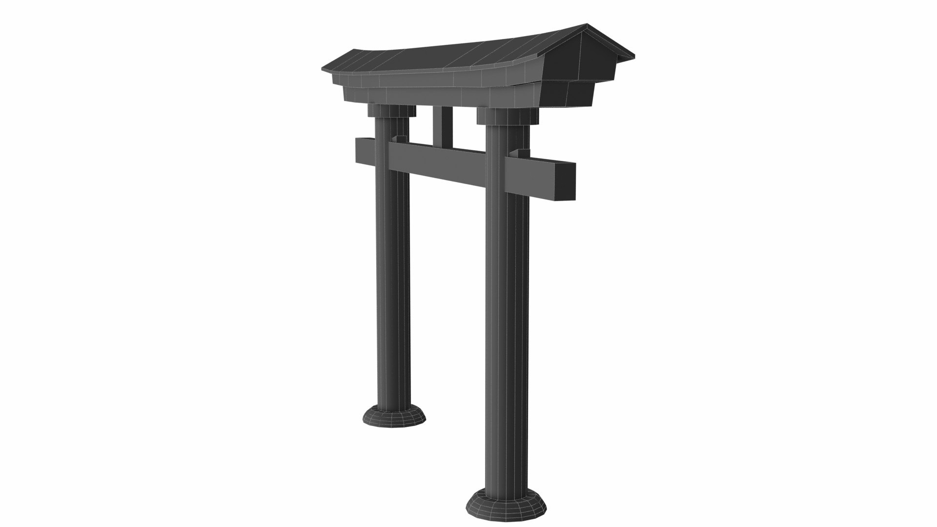 Inari Torii Gate 3D Model - TurboSquid 1778342