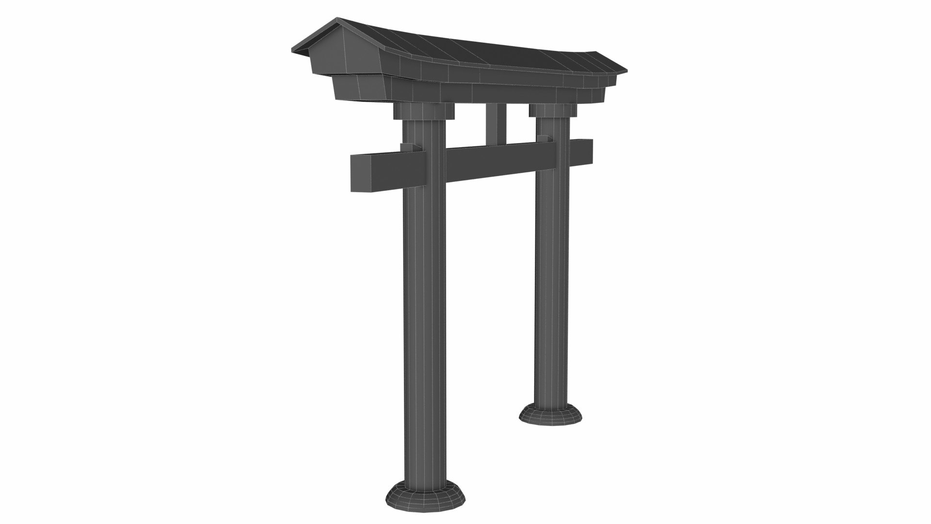 Inari Torii Gate 3D Model - TurboSquid 1778342