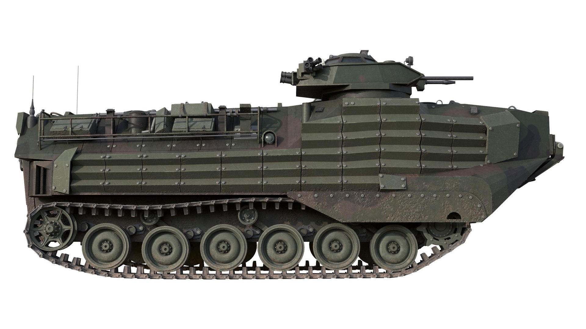 3D Assault Amphibious Vehicle AAVP 7A1 Model - TurboSquid 2241550