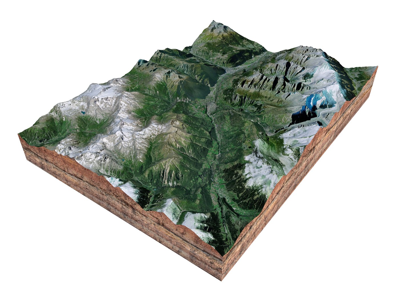 modelo 3d Brig Alps Switzerland - TurboSquid 2061375