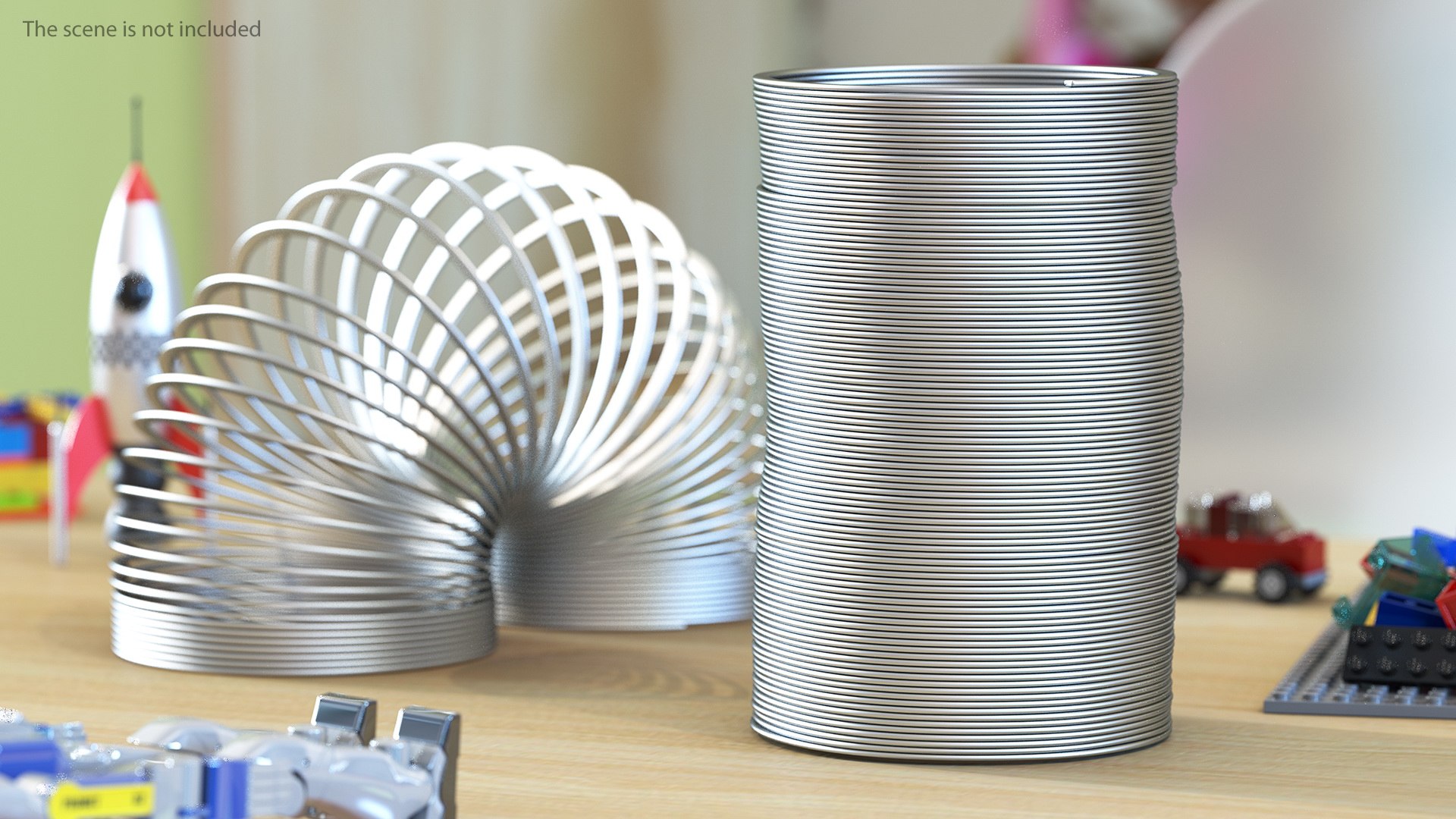 Metal Slinky Toy Spring 3D - TurboSquid 1488350