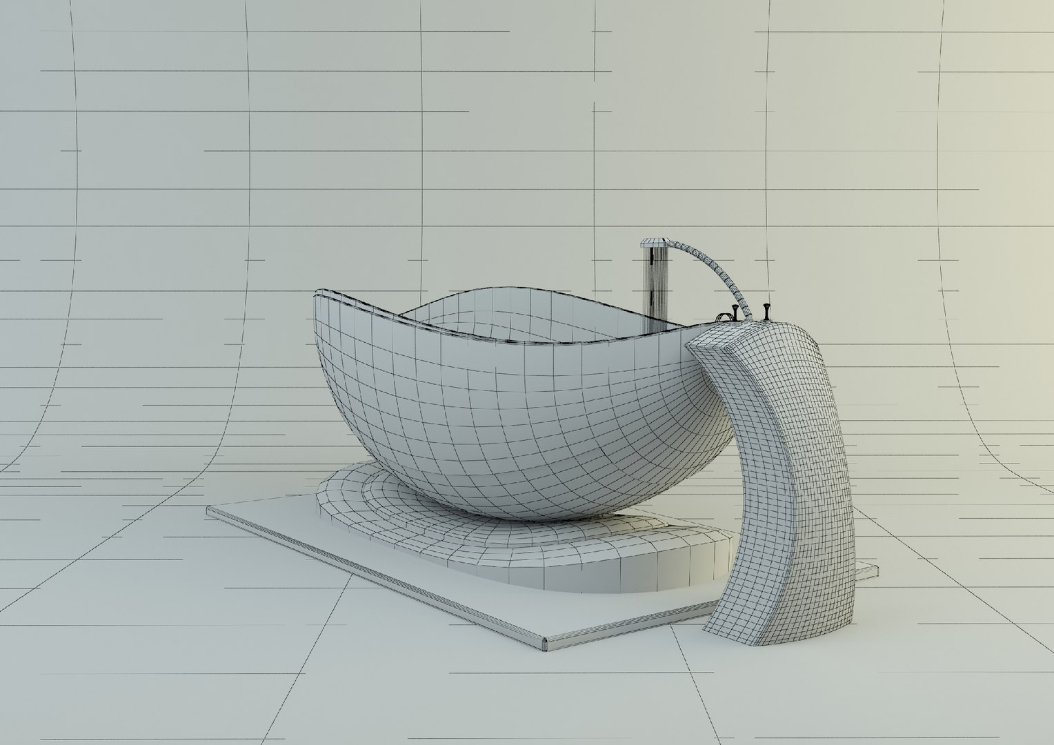 Bathroom Design Bathtub 3d Model 3D Model - TurboSquid 1964054