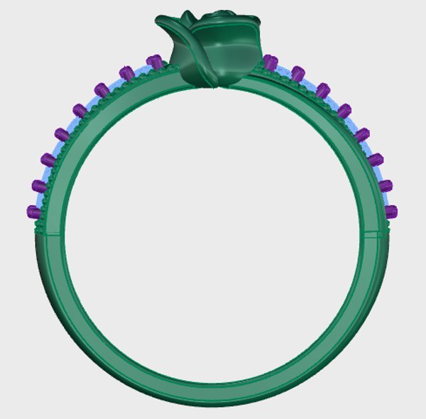 Gold ring 3D model - TurboSquid 1552219