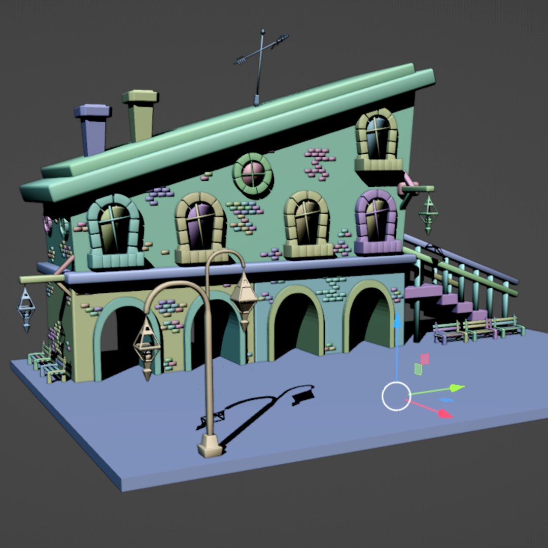 Fantasy Cartoon House Model - TurboSquid 2025738