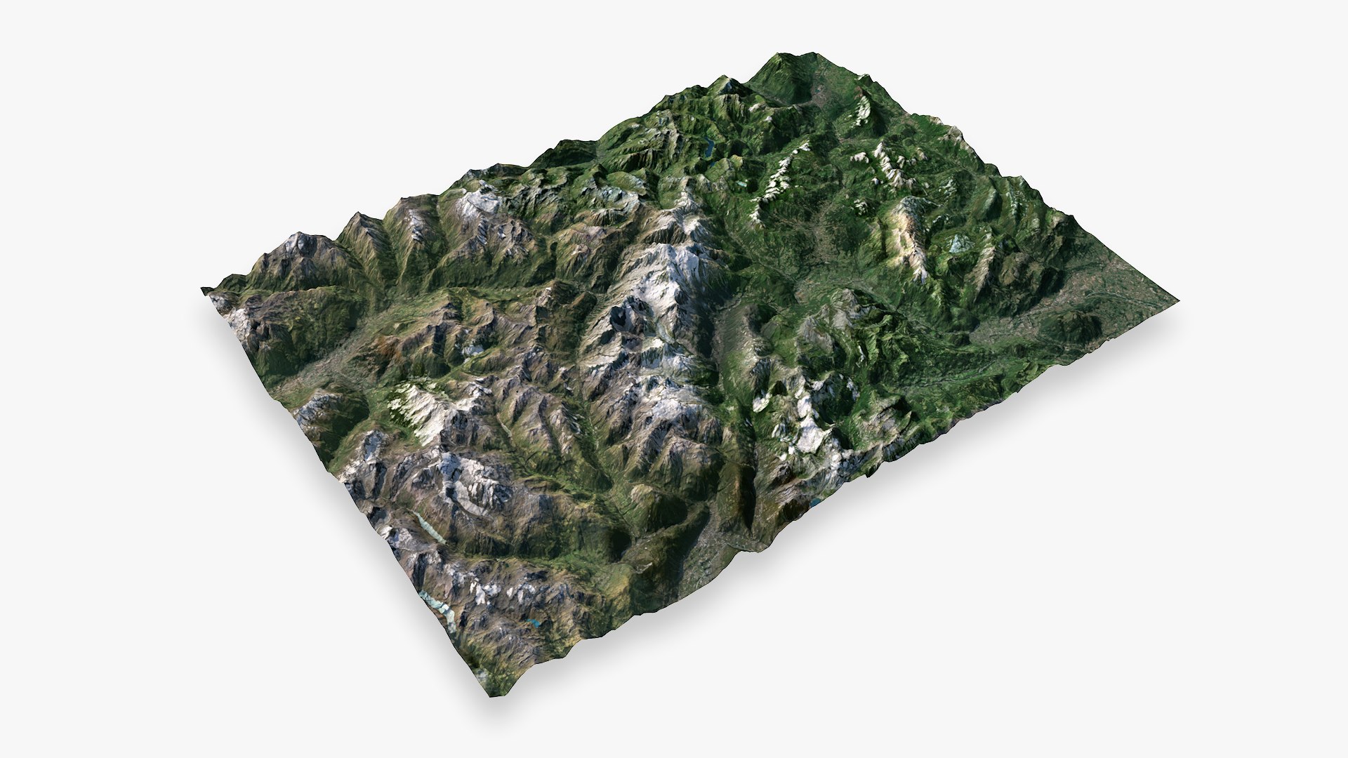 Mountain Alps - 4 3D Model - TurboSquid 1485743