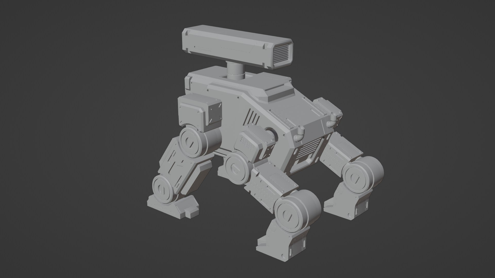 3D Rocket Robot Dog Low-poly - TurboSquid 2271883