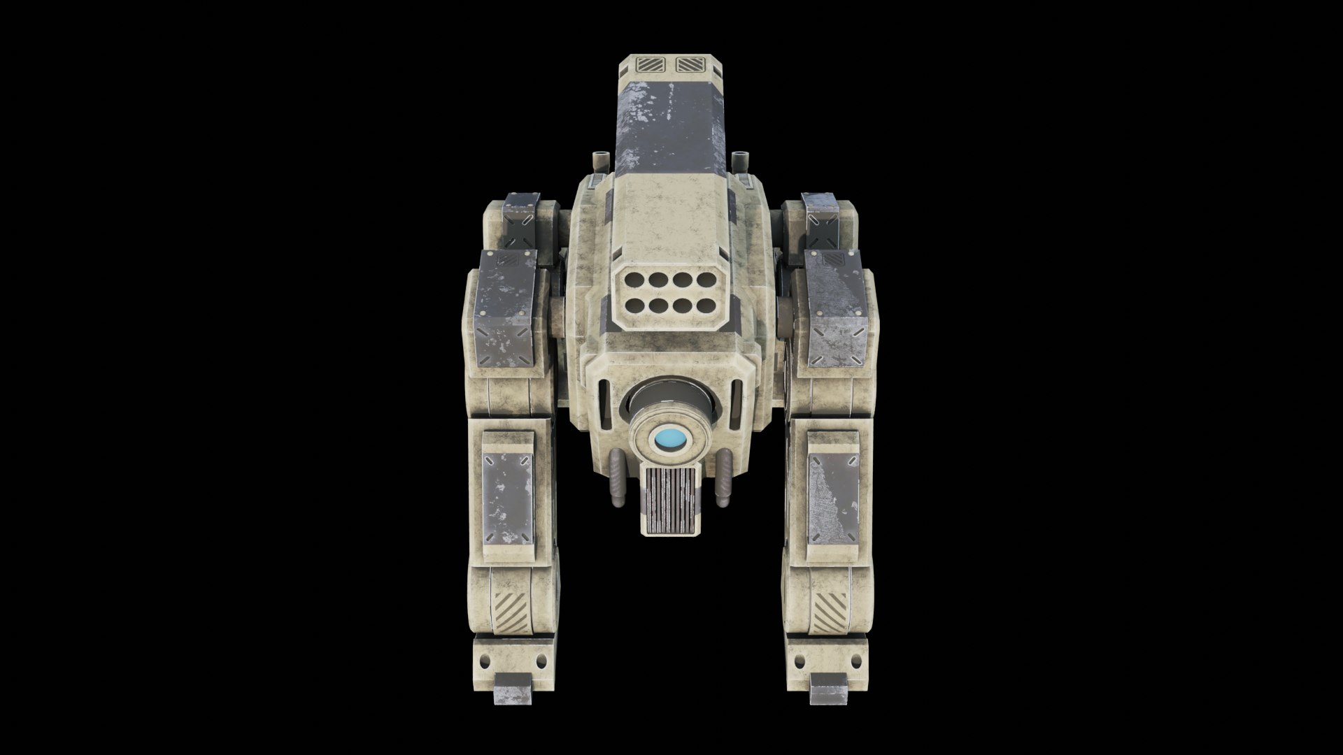 3D Rocket Robot Dog Low-poly - TurboSquid 2271883