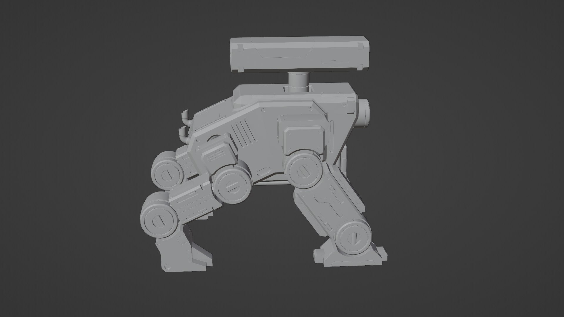 3D Rocket Robot Dog Low-poly - TurboSquid 2271883