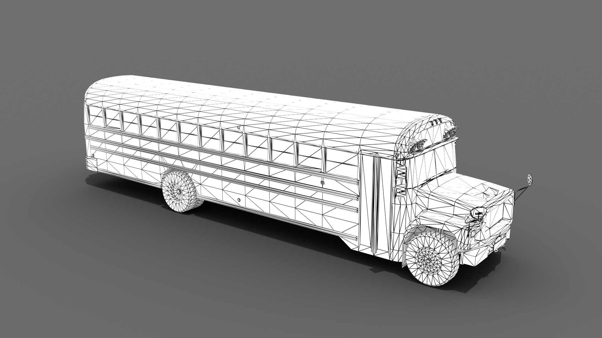 School bus model - TurboSquid 1660127