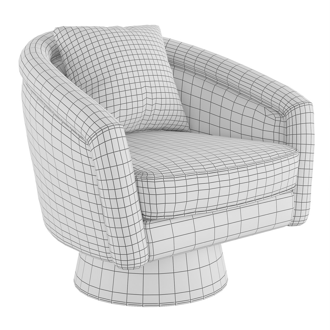Fano Swivel Chair 3D Model - TurboSquid 2267743
