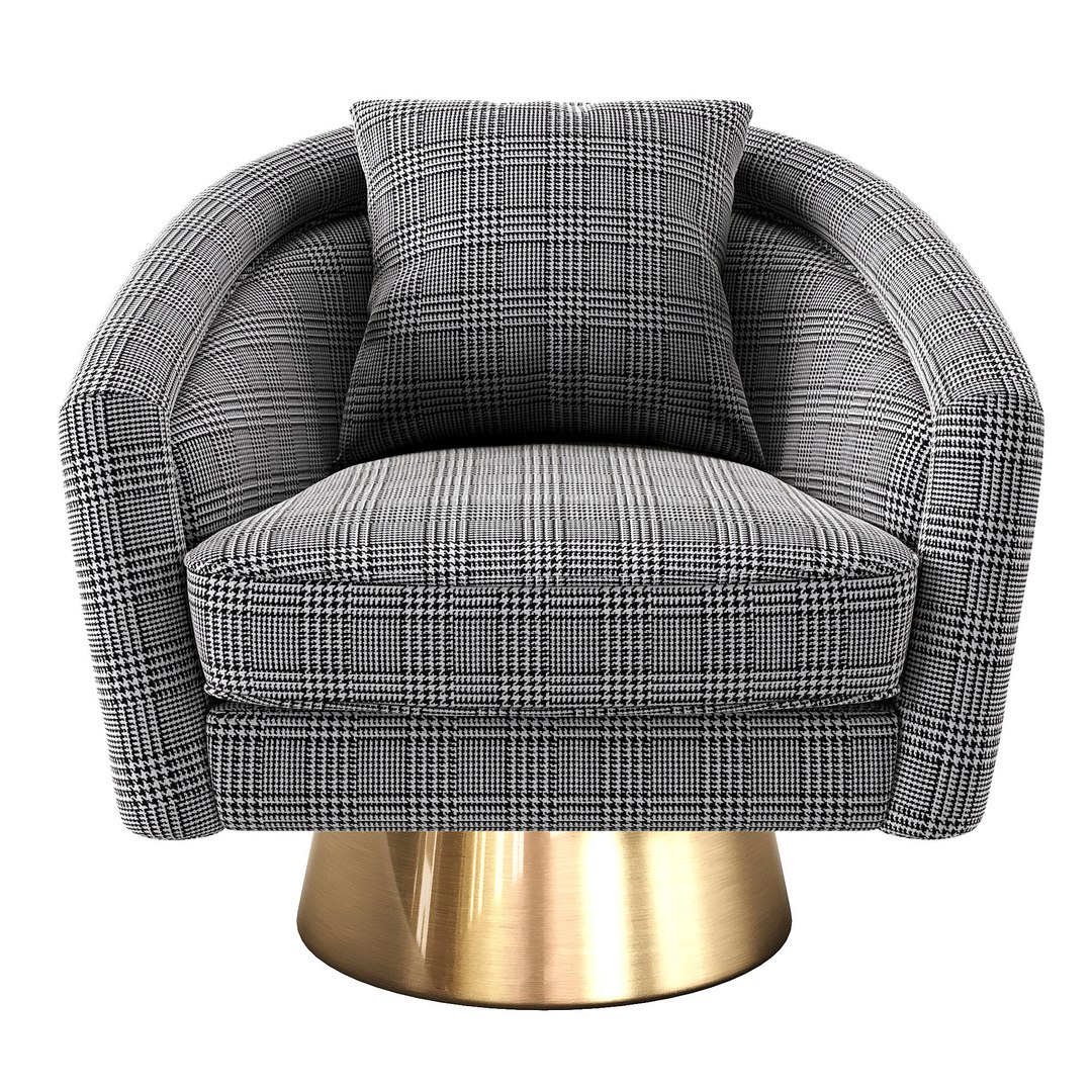 Fano Swivel Chair 3D Model - TurboSquid 2267743