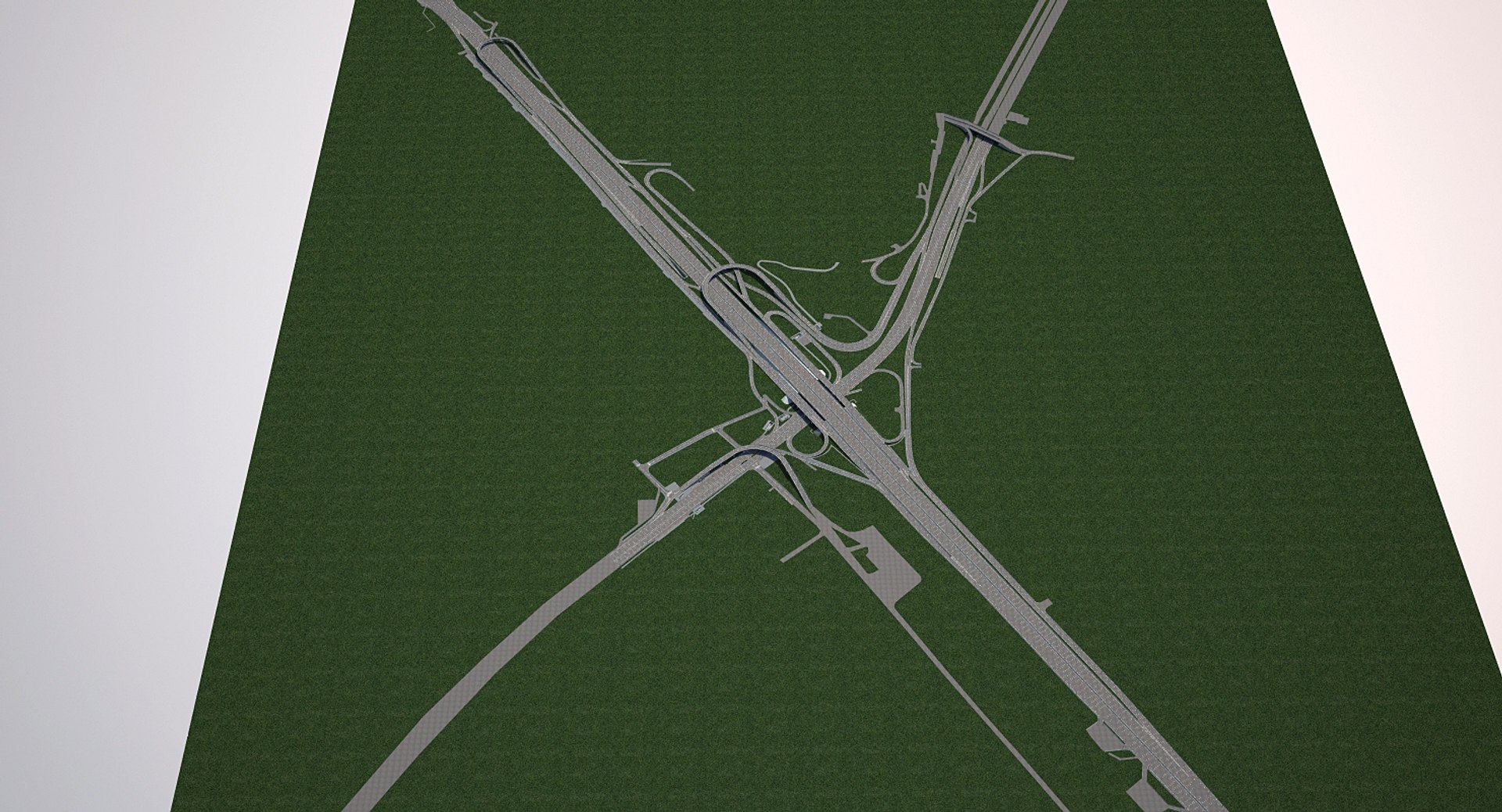 3D Highway Road Junction | 1144369 | TurboSquid
