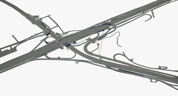 Highway Interchange 3D Models for Download | TurboSquid