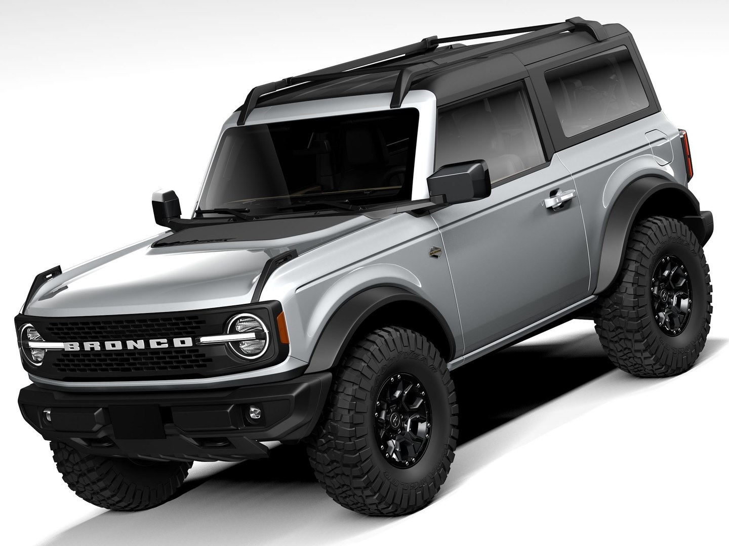 3D Model Ford Bronco Wildtrak 2-door 2021 - TurboSquid 2222010