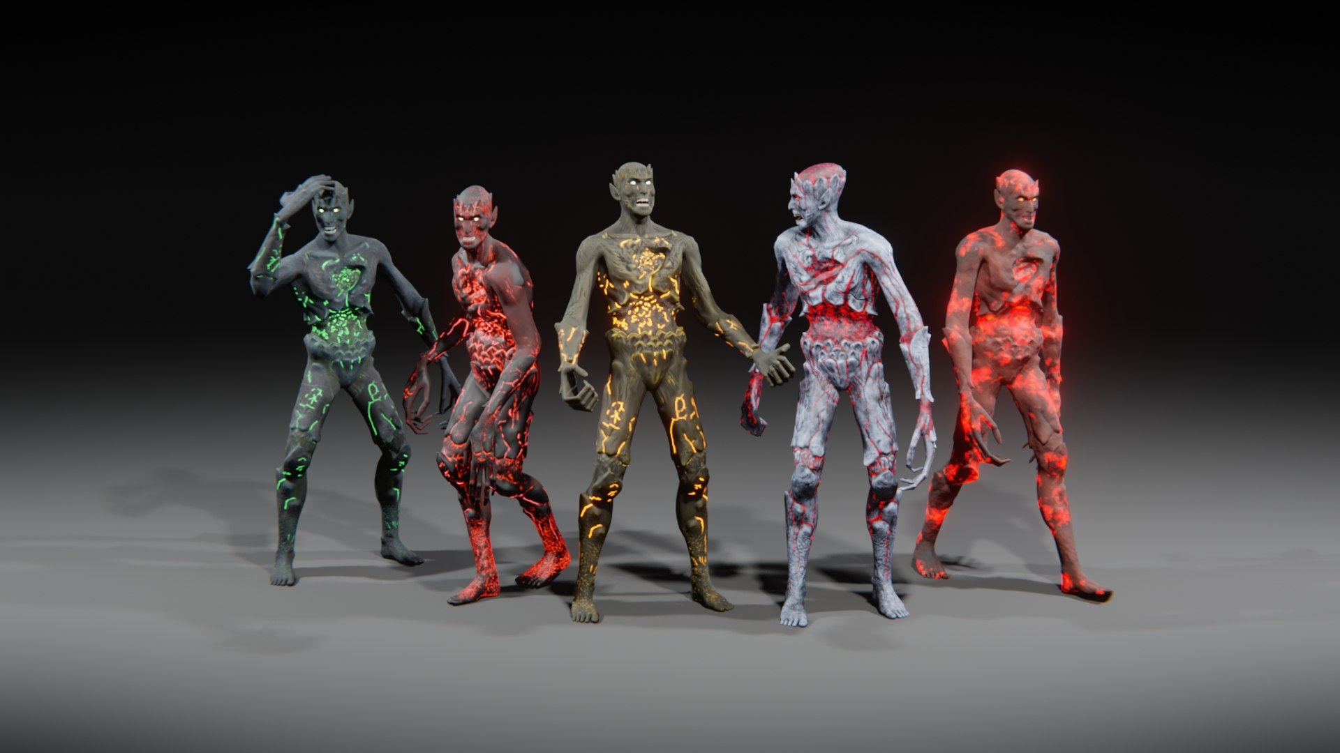 Creature Pack Vol 1 3D Model - TurboSquid 2198359