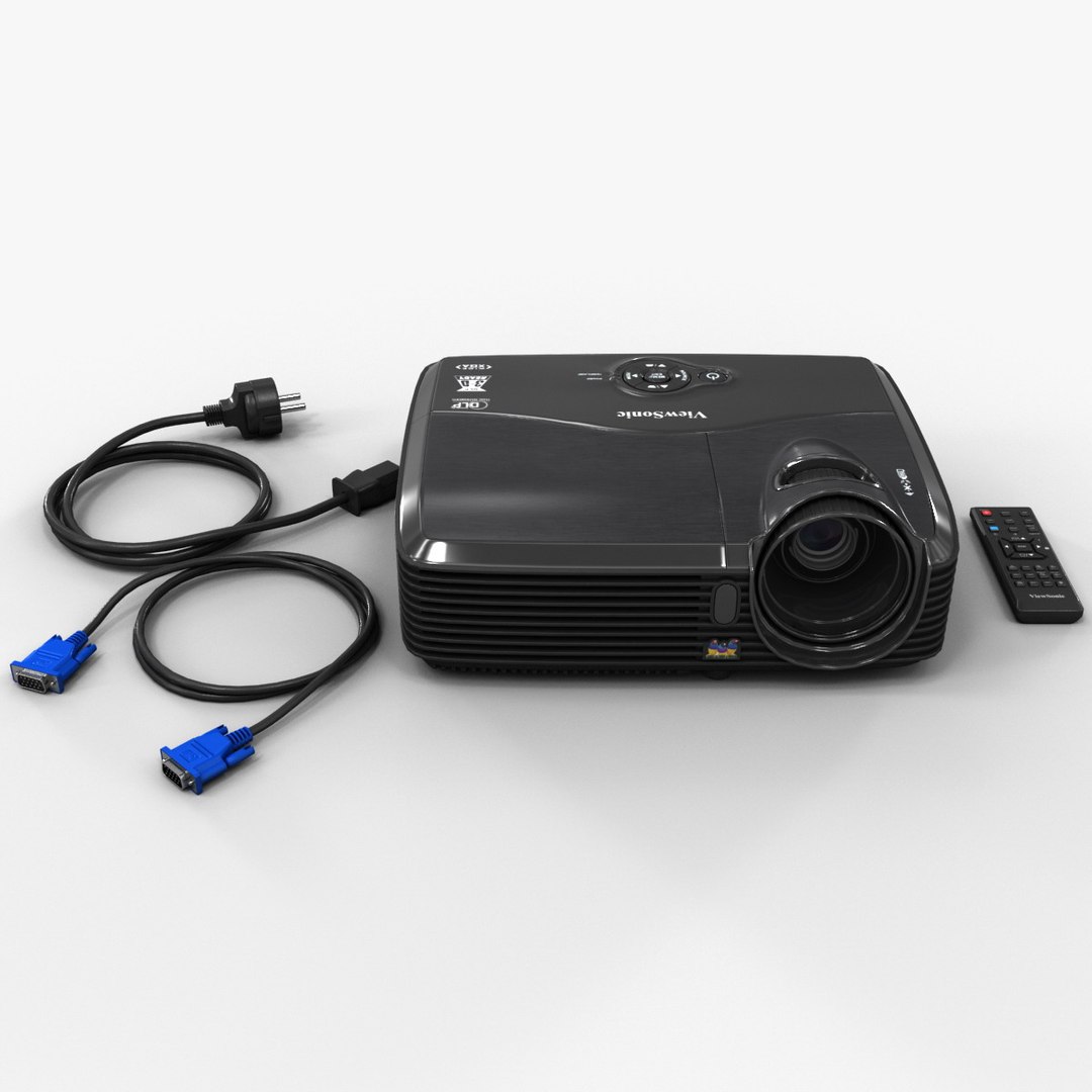 3d model hdmi projector viewsonic pjd5133