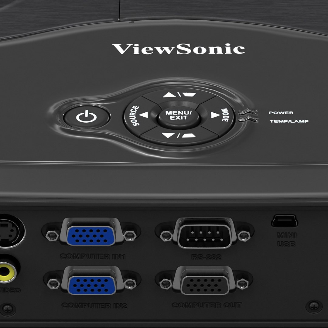 3d model hdmi projector viewsonic pjd5133
