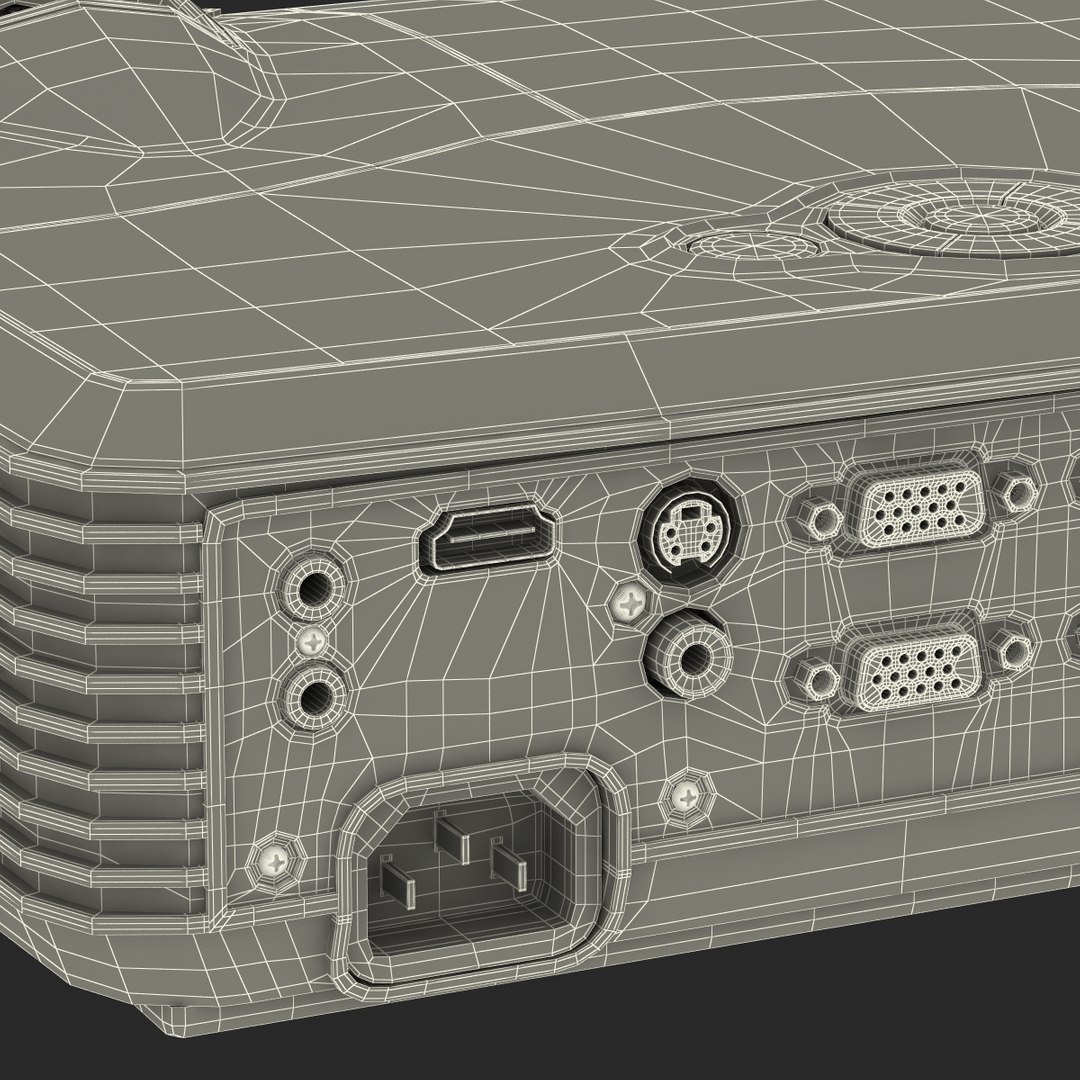 3d model hdmi projector viewsonic pjd5133