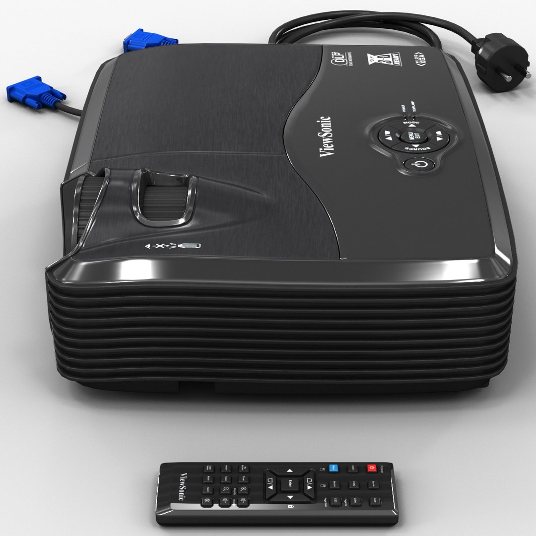 3d model hdmi projector viewsonic pjd5133