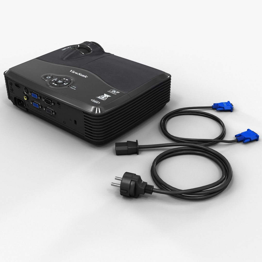 3d model hdmi projector viewsonic pjd5133