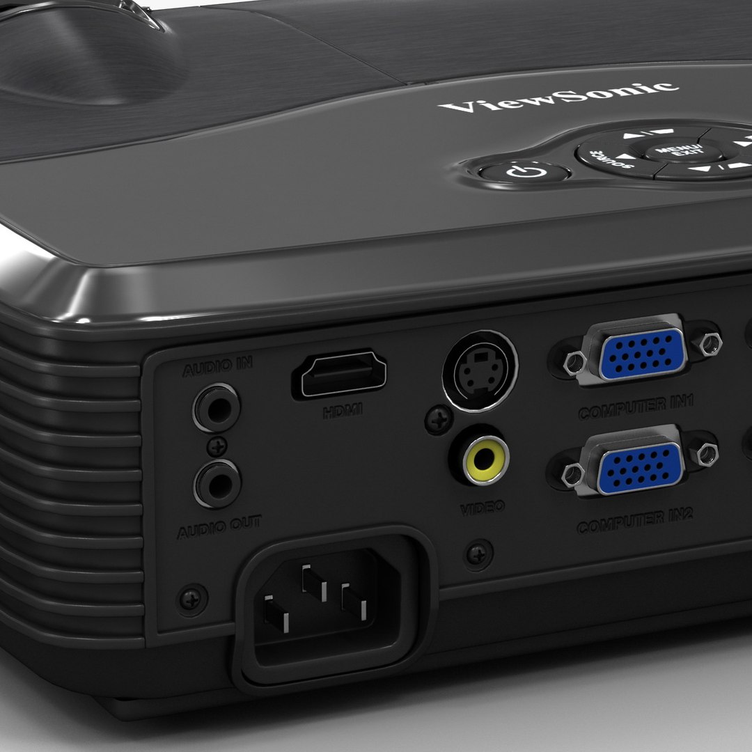 3d model hdmi projector viewsonic pjd5133