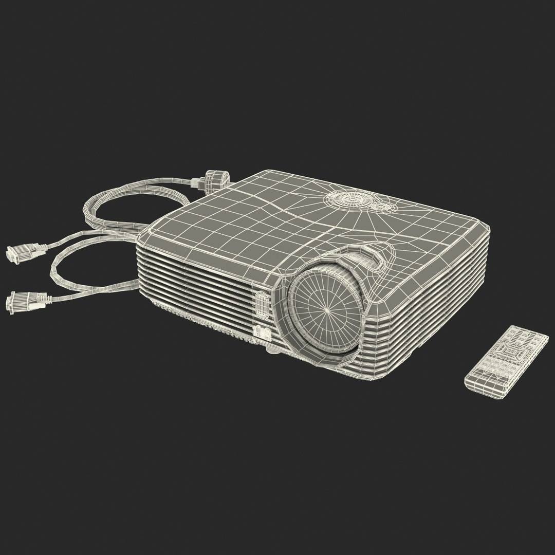 3d model hdmi projector viewsonic pjd5133