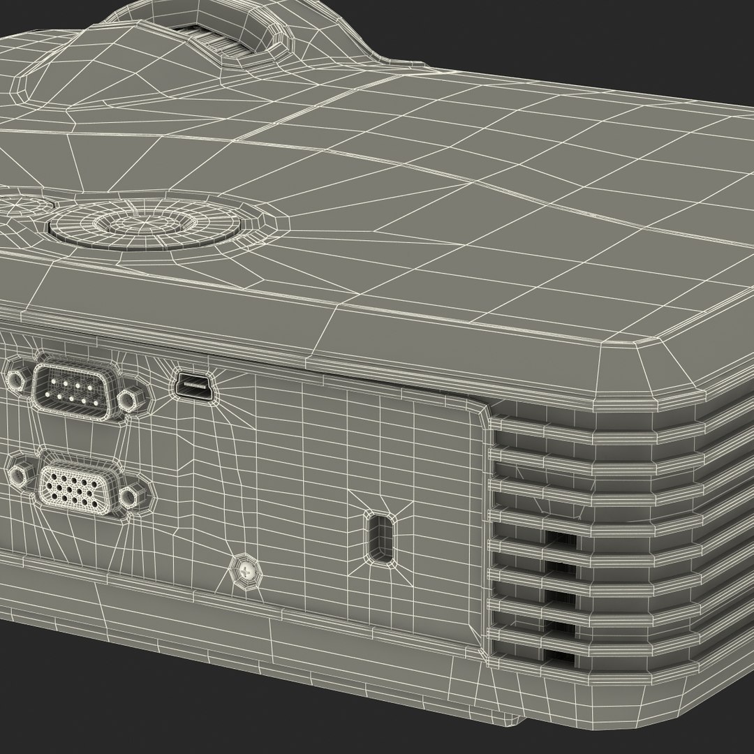 3d model hdmi projector viewsonic pjd5133