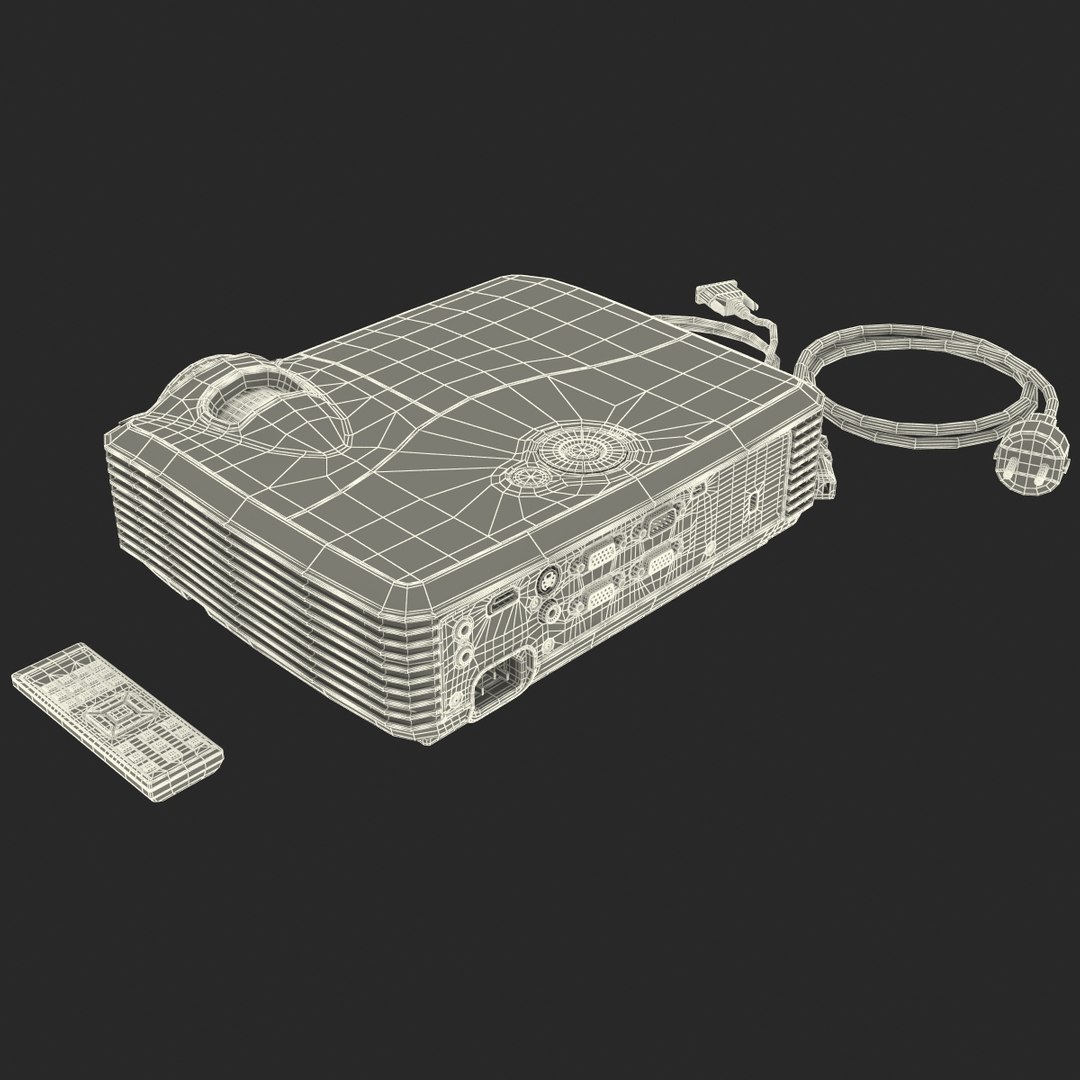 3d model hdmi projector viewsonic pjd5133