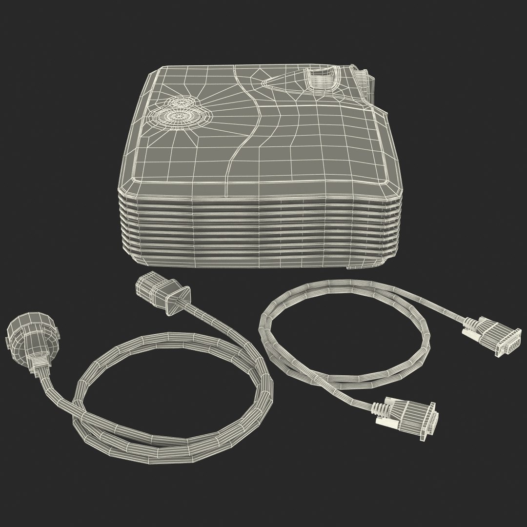 3d model hdmi projector viewsonic pjd5133