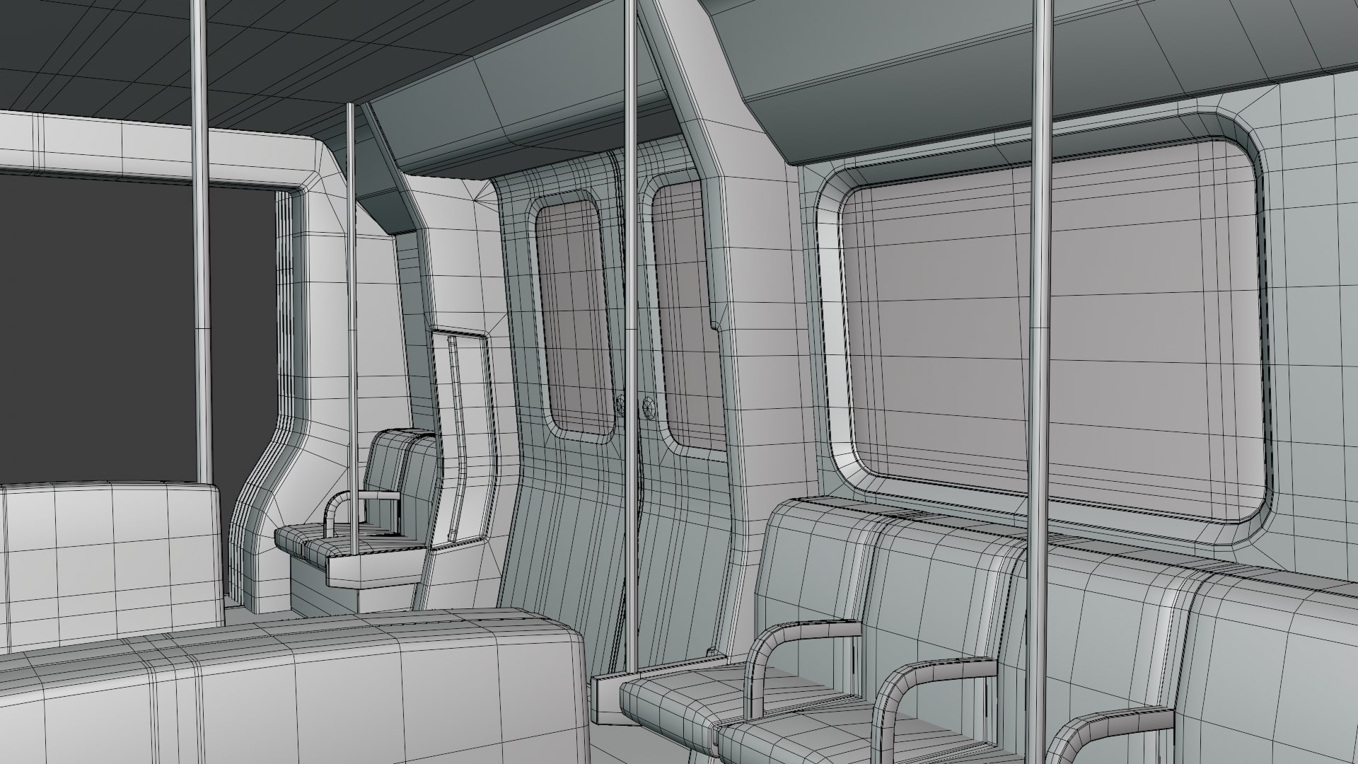 3D London Metro Middle Coach - TurboSquid 2188342