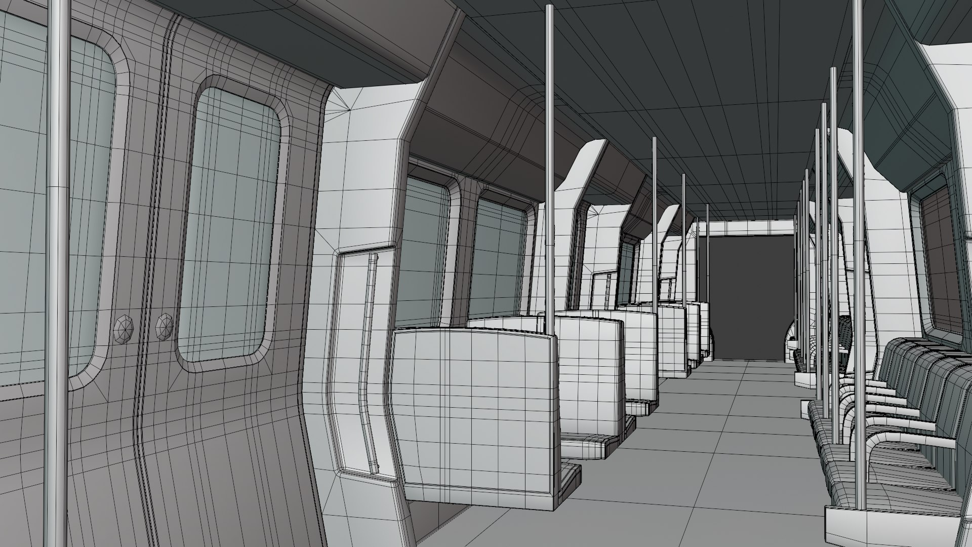 3D London Metro Middle Coach - TurboSquid 2188342