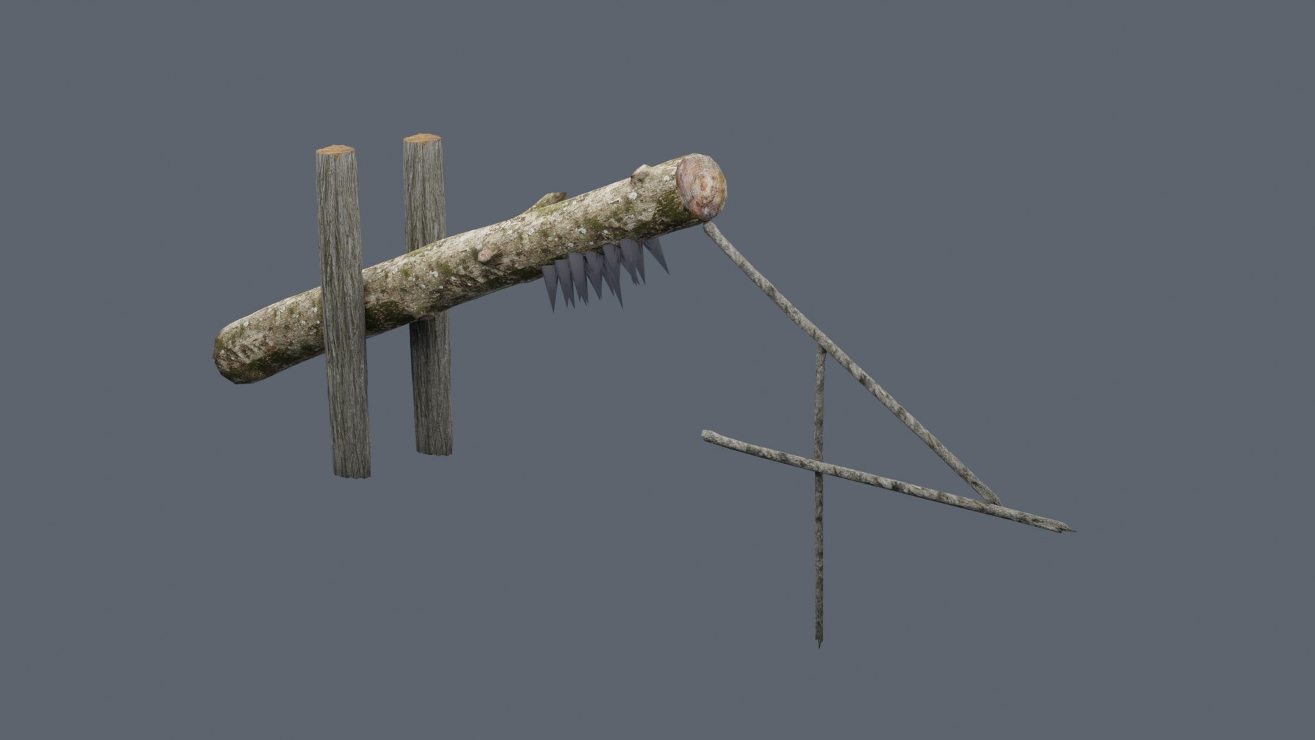 3D Model Low-Poly Trap - TurboSquid 1733852