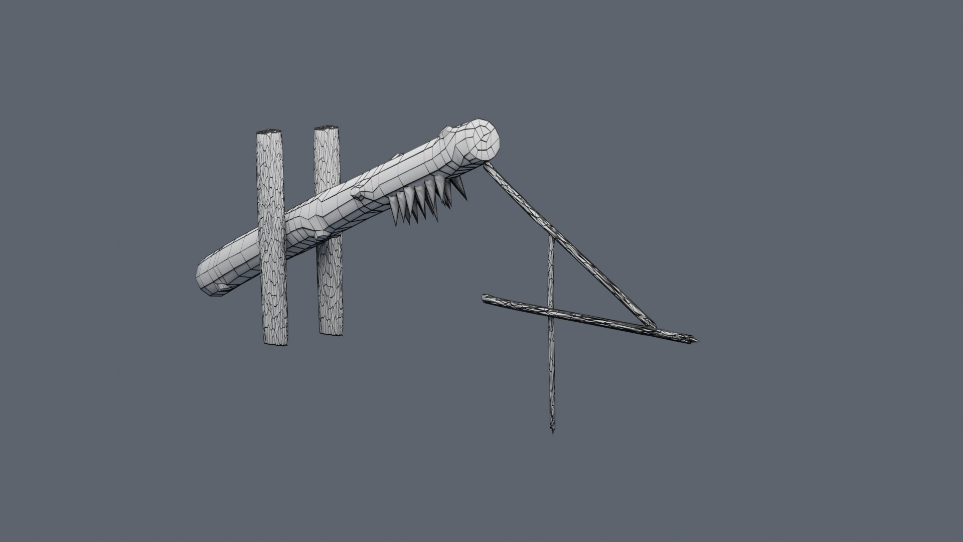 3D Model Low-Poly Trap - TurboSquid 1733852