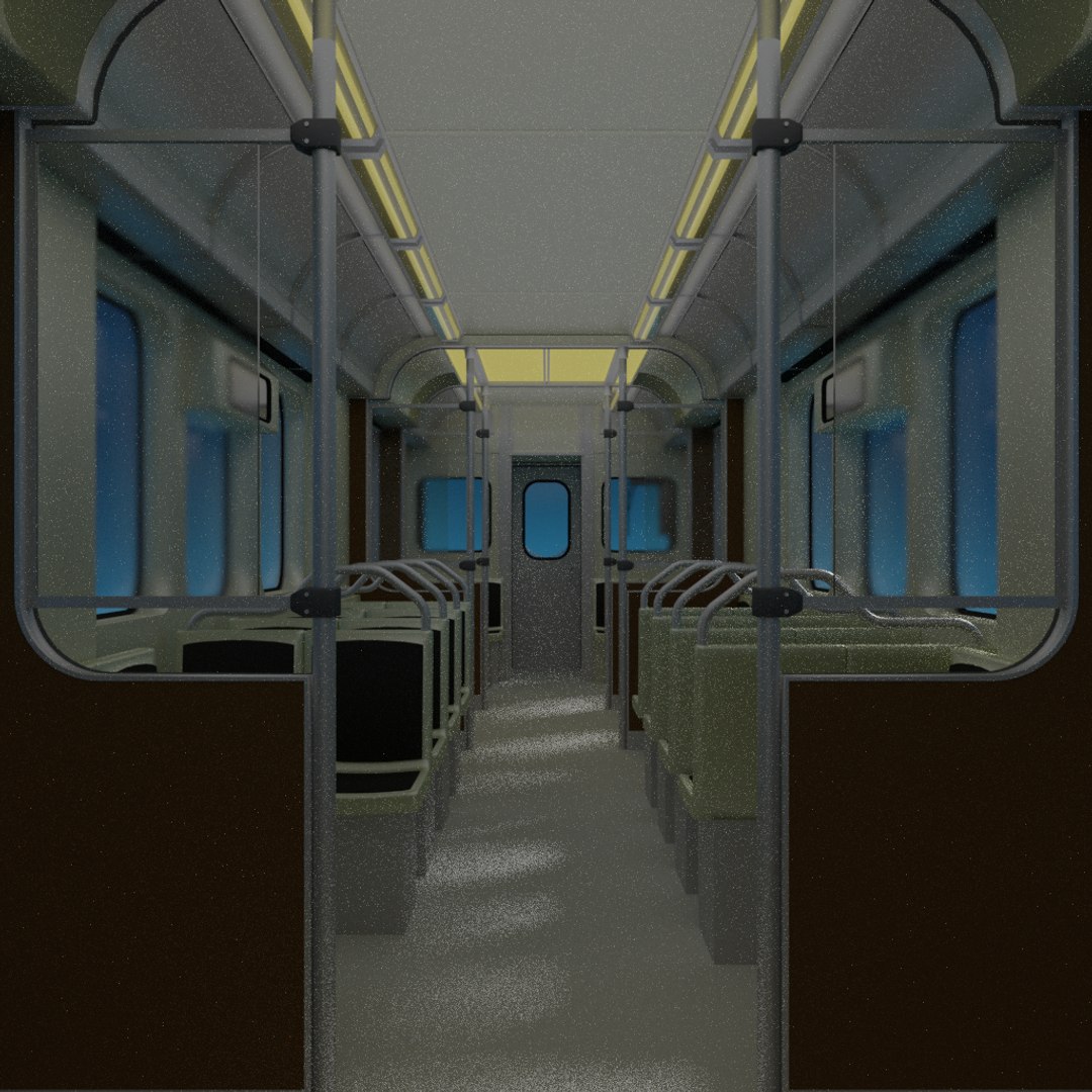 3D Chicago L Train Series Interior - TurboSquid 1349814