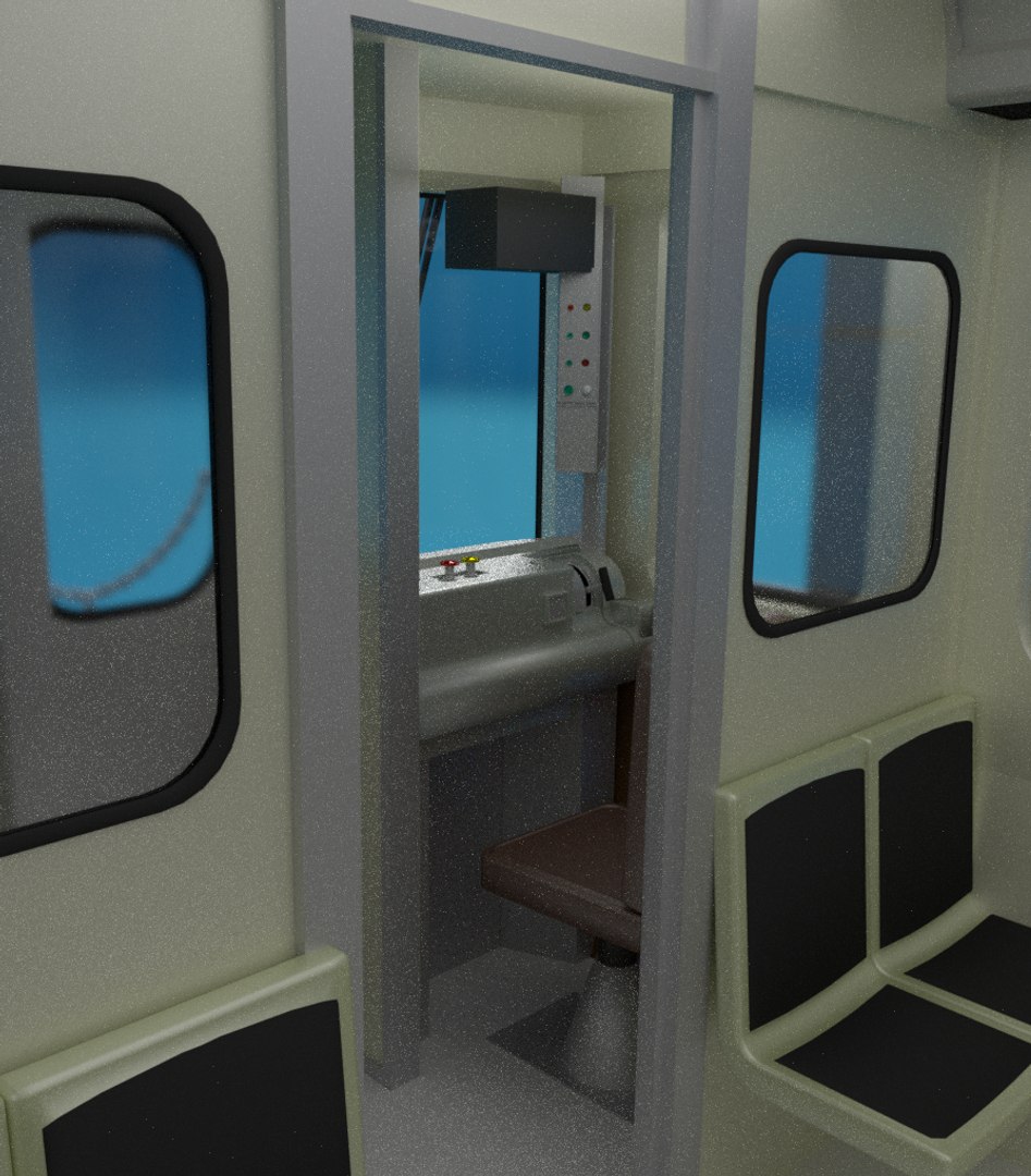 3D Chicago L Train Series Interior - TurboSquid 1349814