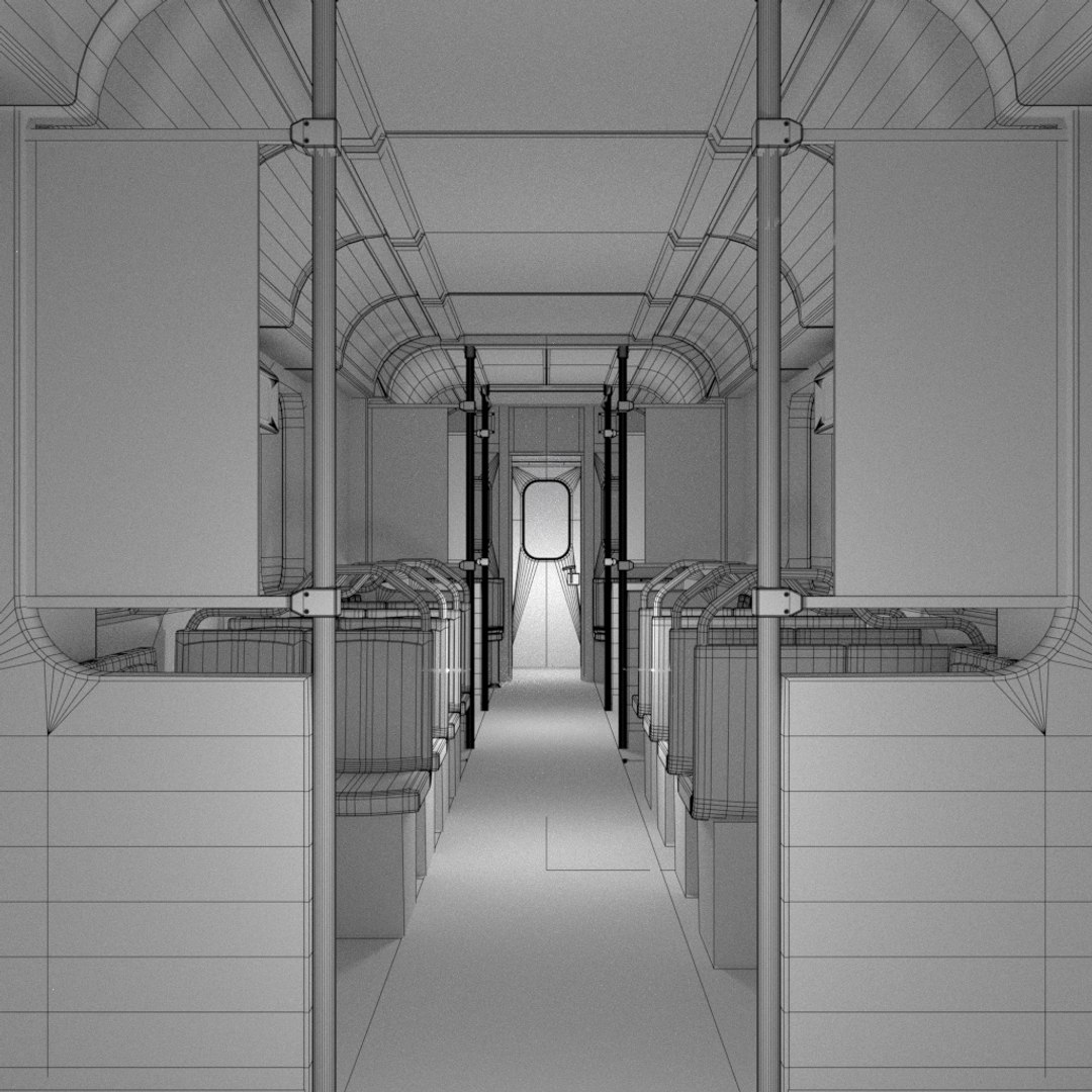 3D Chicago L Train Series Interior - TurboSquid 1349814