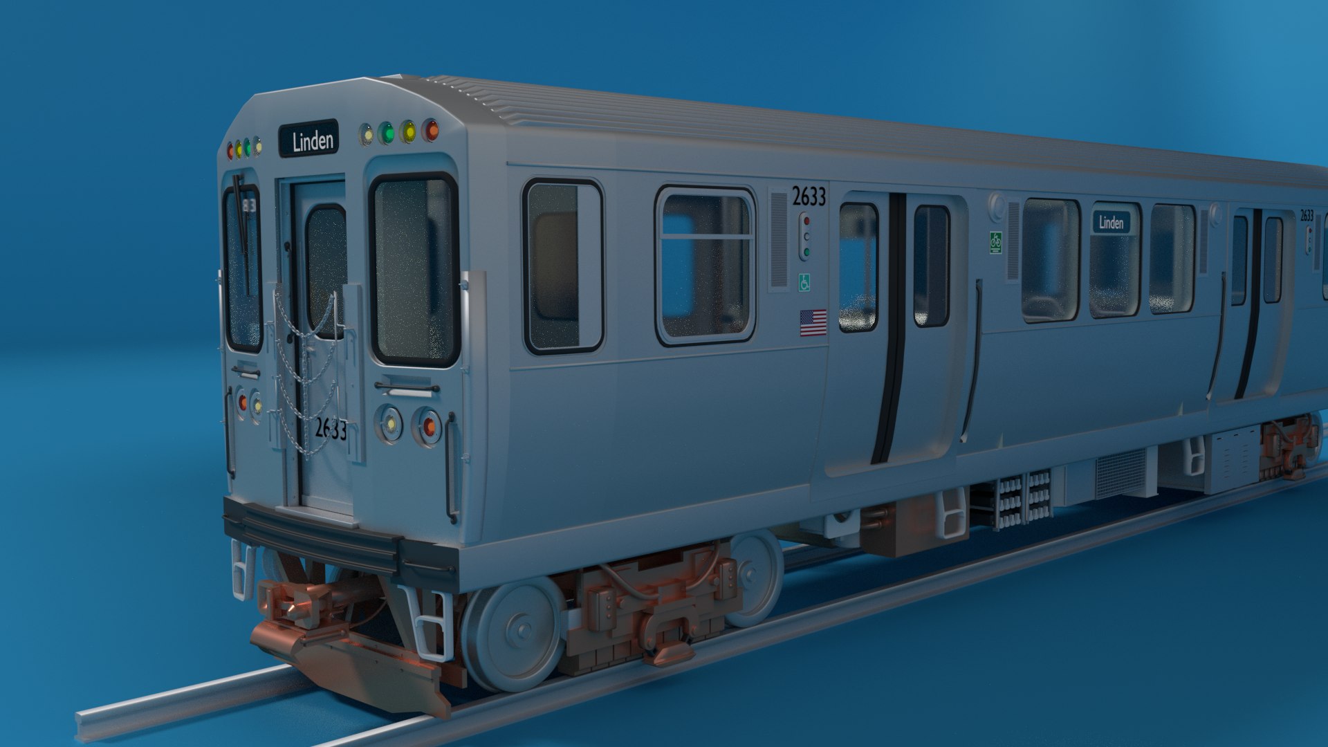 3D Chicago L Train Series Interior - TurboSquid 1349814