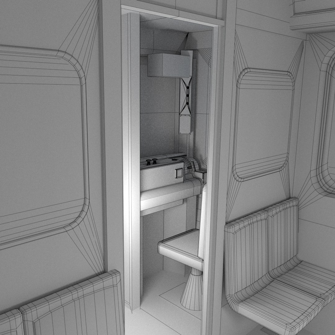 3D Chicago L Train Series Interior - TurboSquid 1349814