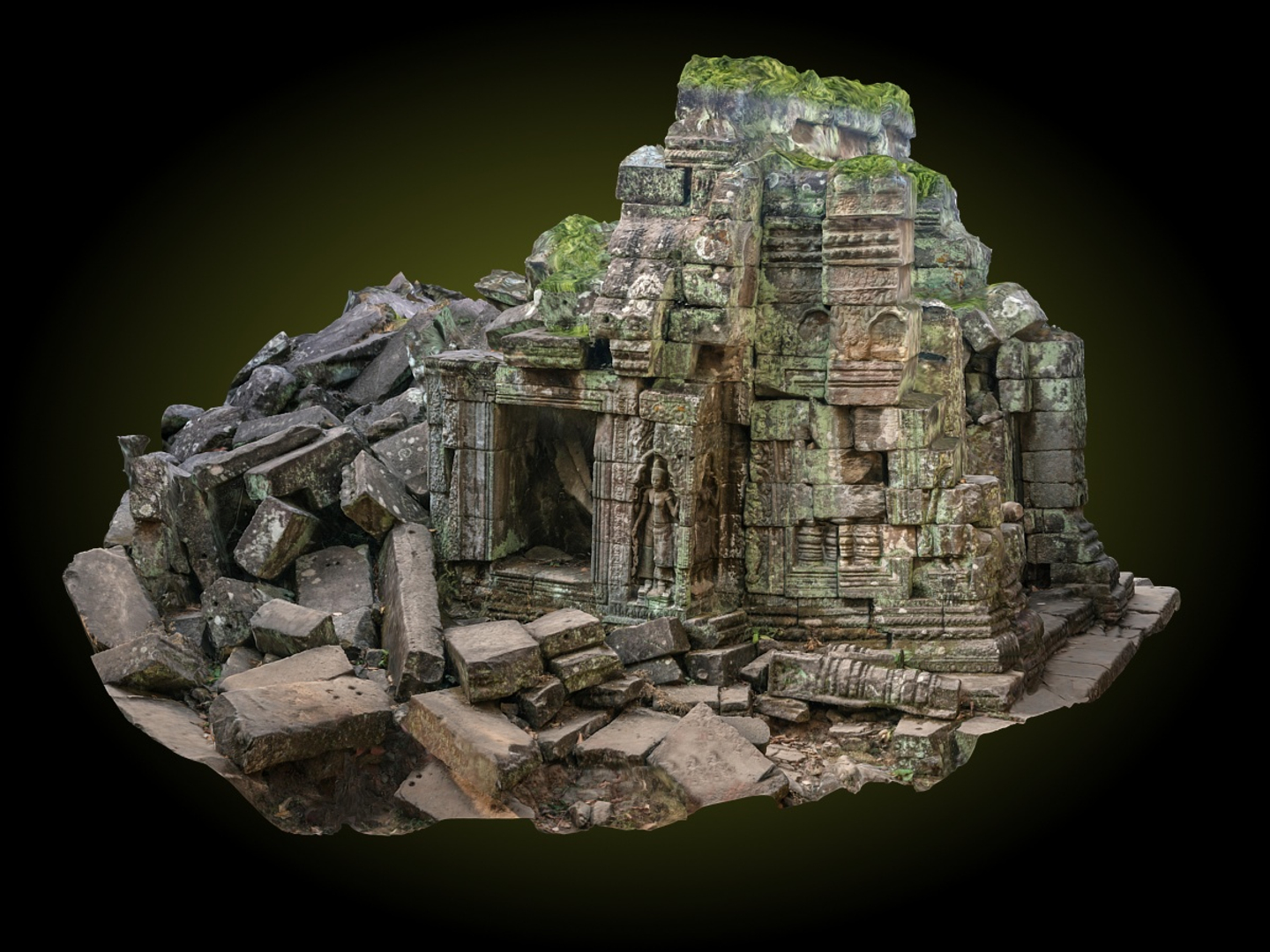 Ancient Temple 16 K 3d Model